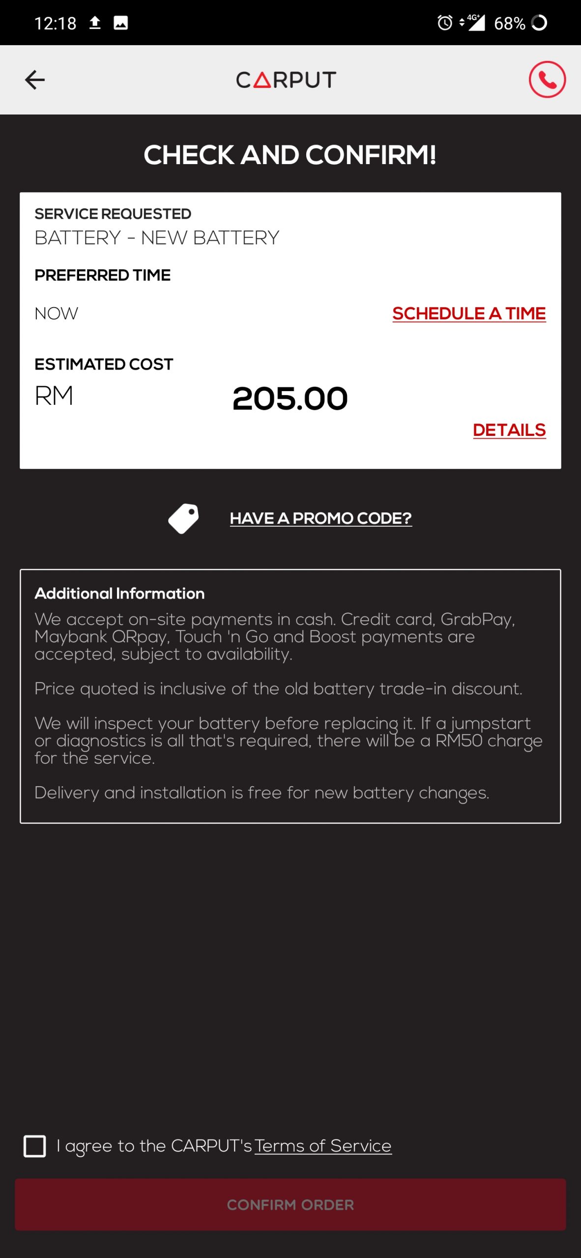 Delivery Tracking, Transparent Car Battery Pricing. Only On the Carput ...