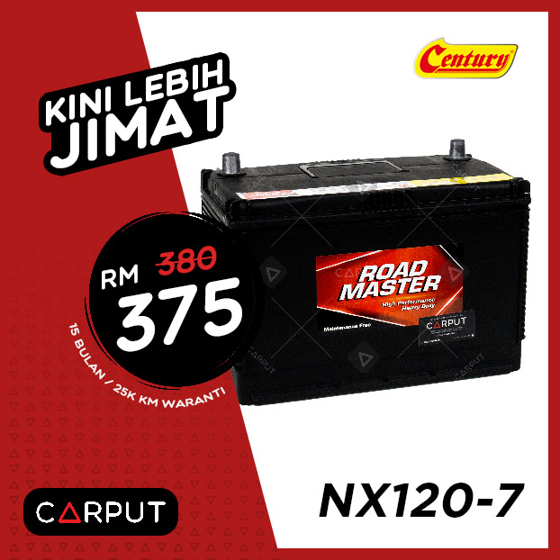 NX120-7L Century Roadmaster | Century Battery | CARPUT